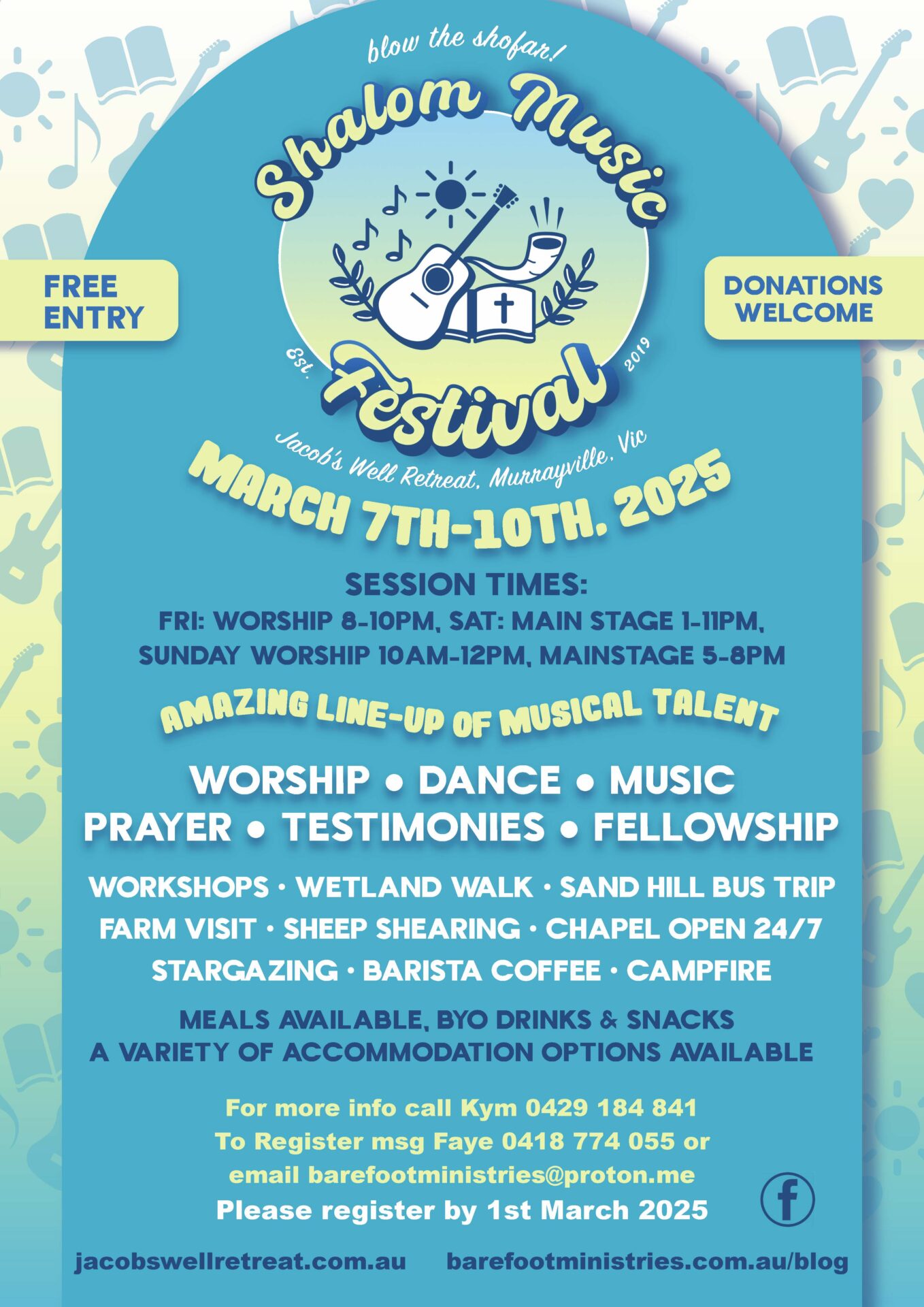 Shalom Music Festival 2025 – Barefoot Ministries